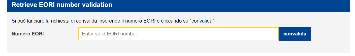 Eori: cos'è, a cosa serve e quando si usa questo codice